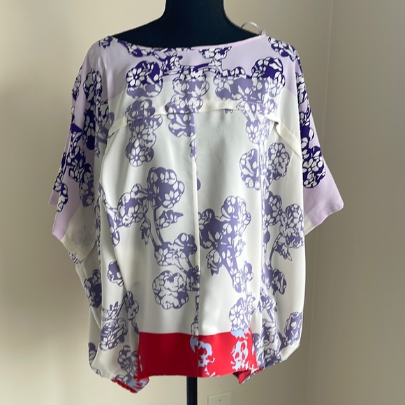Diane Von Furstenberg | Tops | Dvf Silk Blouse | Poshmark